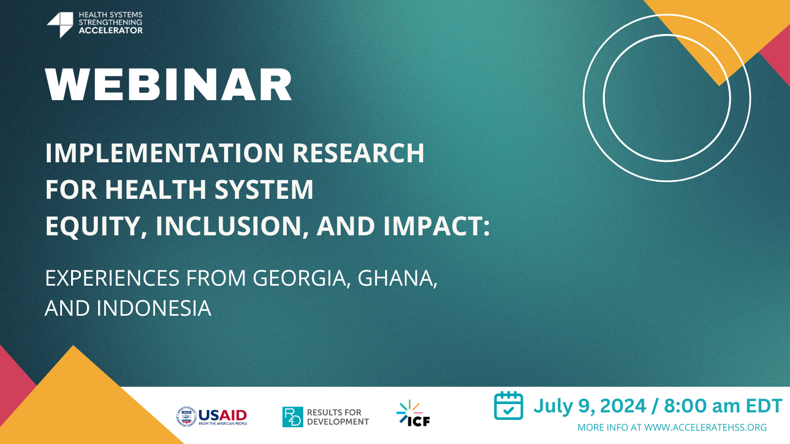 Webinar: Implementation Research for Health System Equity, Inclusion ...